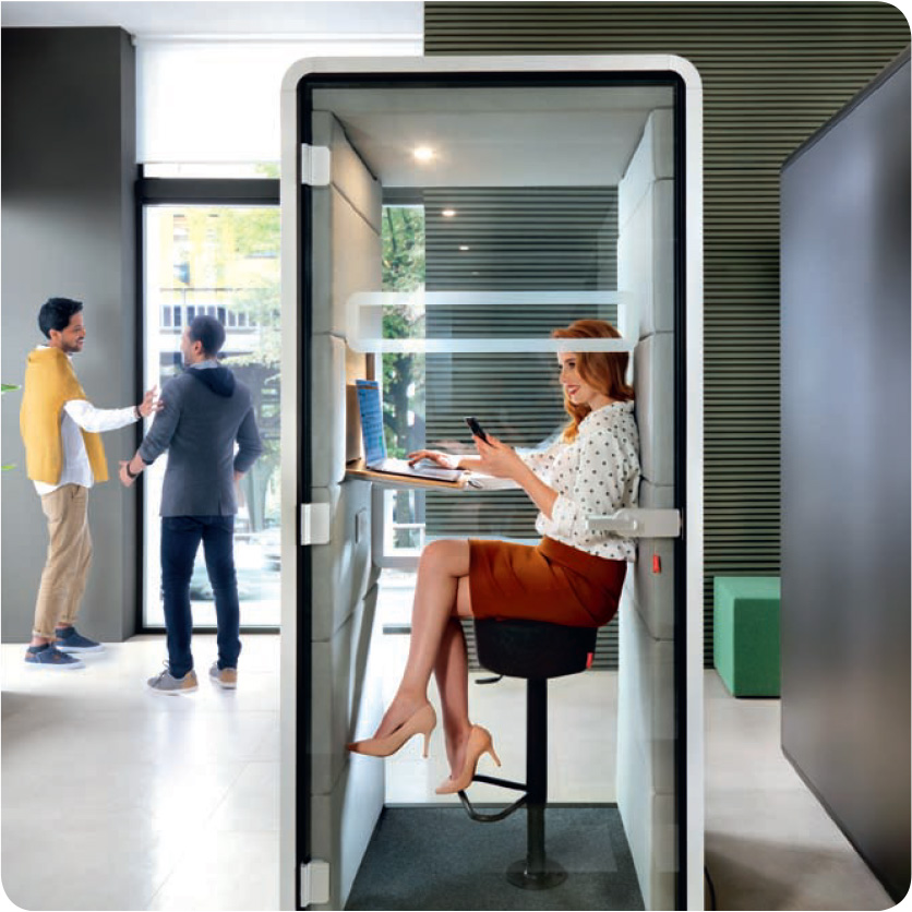 hush - office phone booth, office pod, meeting pods, phone booth for ...