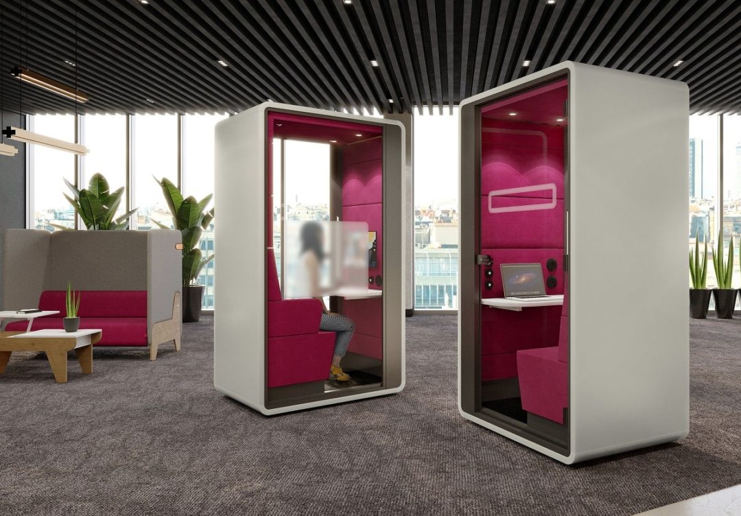 ᑕ ᑐ Quiet but not too quiet: the acoustics of the office work pod ...