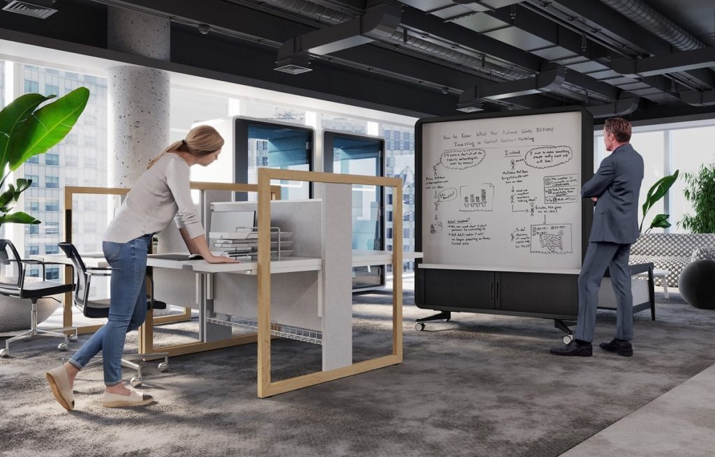 ᑕ ᑐ The hushWall reversible office divider, a marketer’s go-to ️ Hushoffice