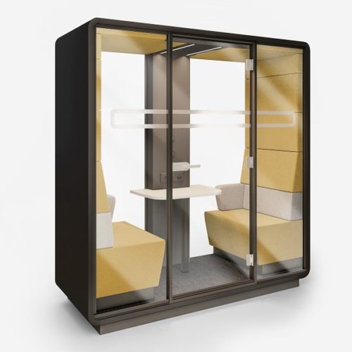 ᑕ ᑐ What is the acoustic experience of office work pods? ️ Hushoffice