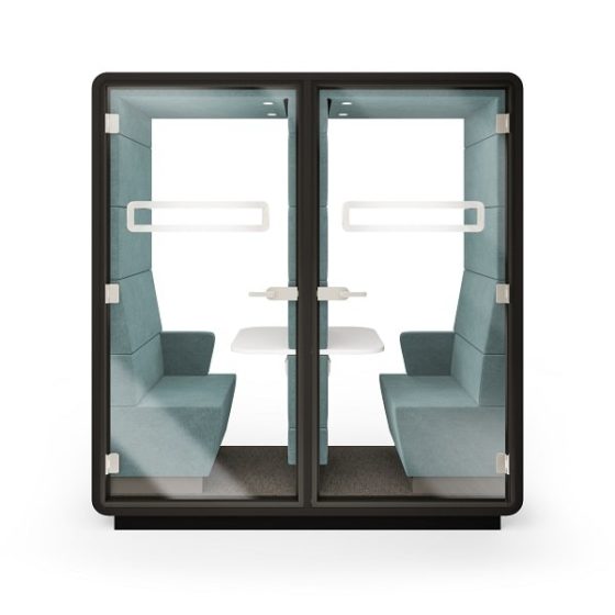 ᑕ ᑐ What is the acoustic experience of office work pods? ️ Hushoffice