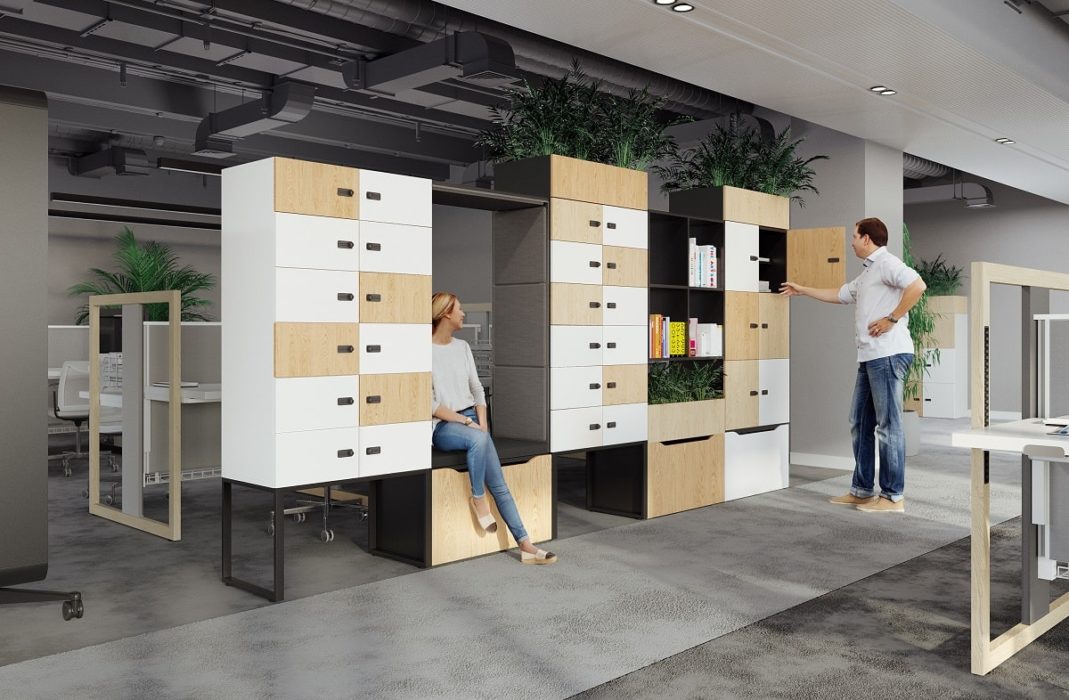 ᑕ ᑐ HushLock. The ultra customizable office storage cabinet. ️ Hushoffice