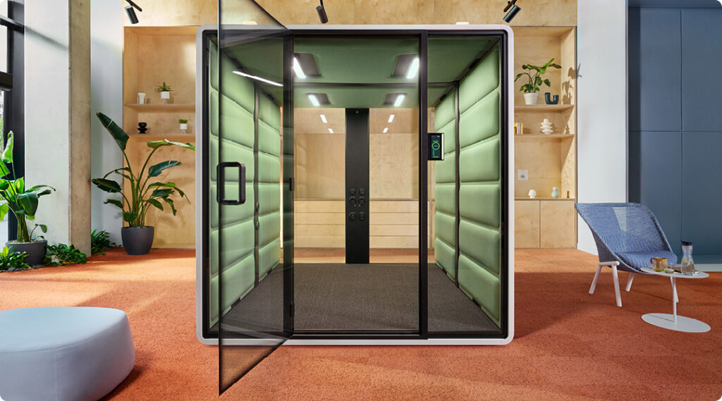 Introducing the hushFree line of acoustic office pods