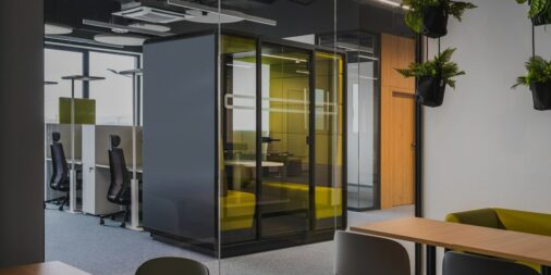 ᑕ ᑐ How to arrange booths in small, medium, and large offices ️ Hushoffice