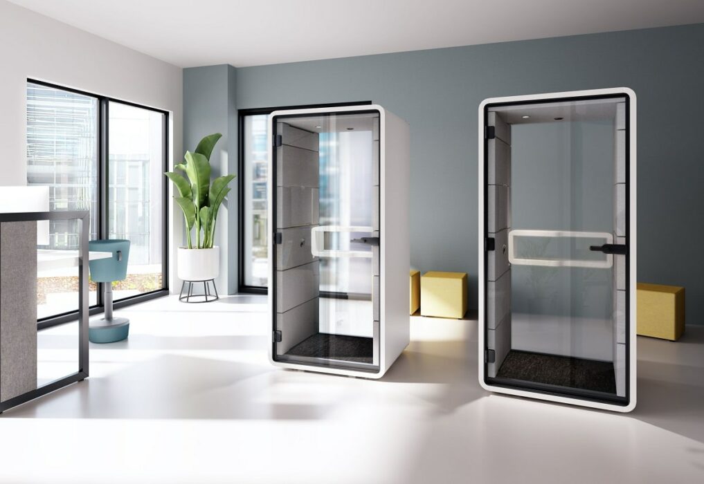 ᑕ ᑐ How to arrange booths in small, medium, and large offices ️ Hushoffice